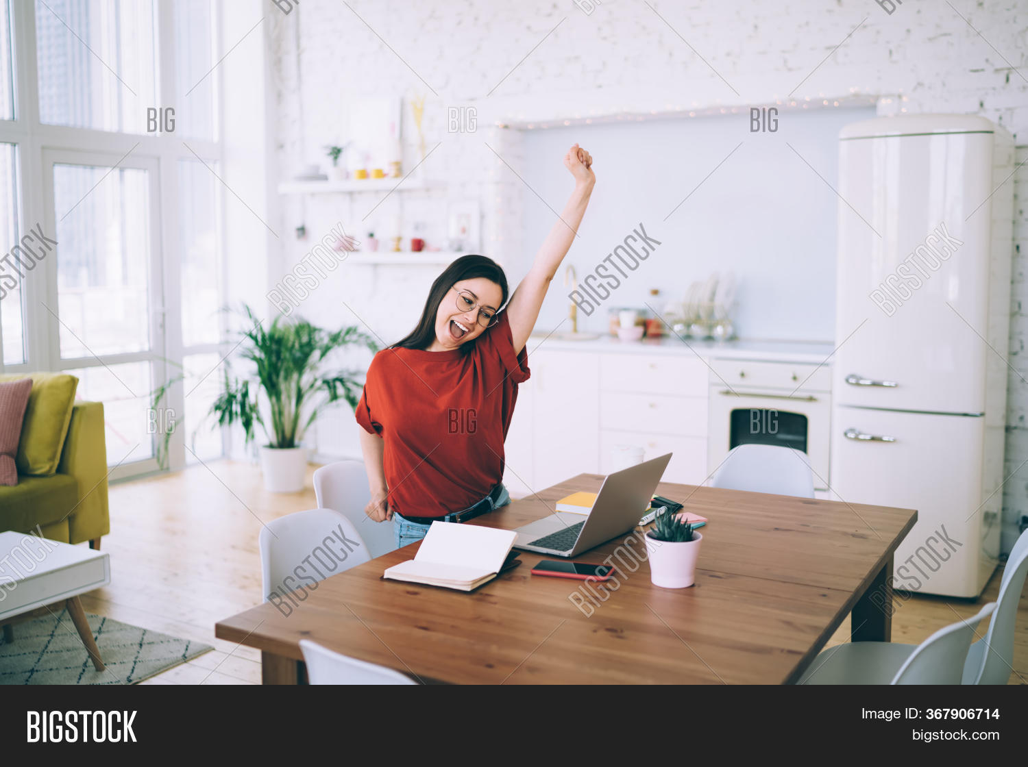 Elated Lady Image & Photo (Free Trial) | Bigstock