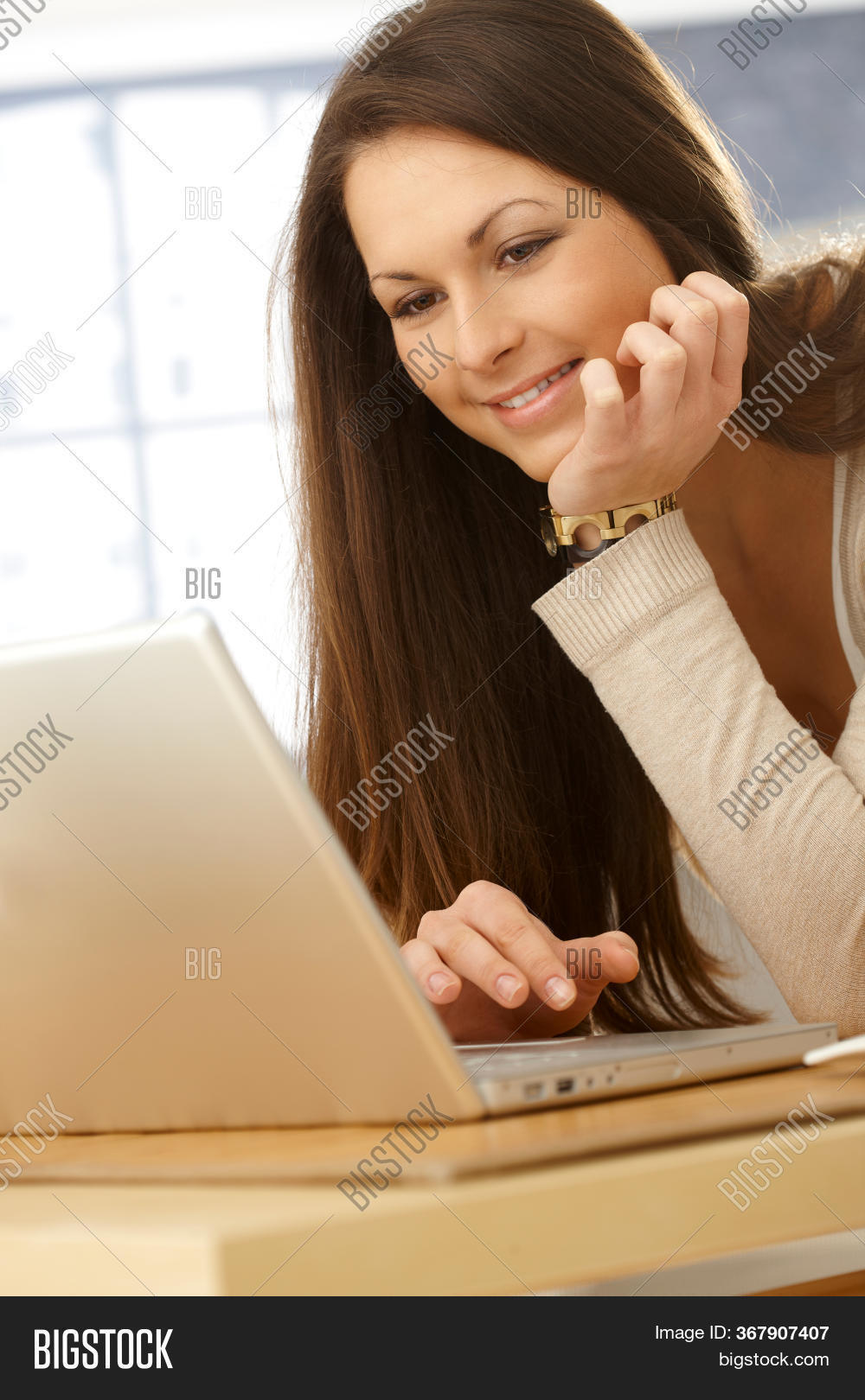 Happy Young Woman Image & Photo (Free Trial) | Bigstock