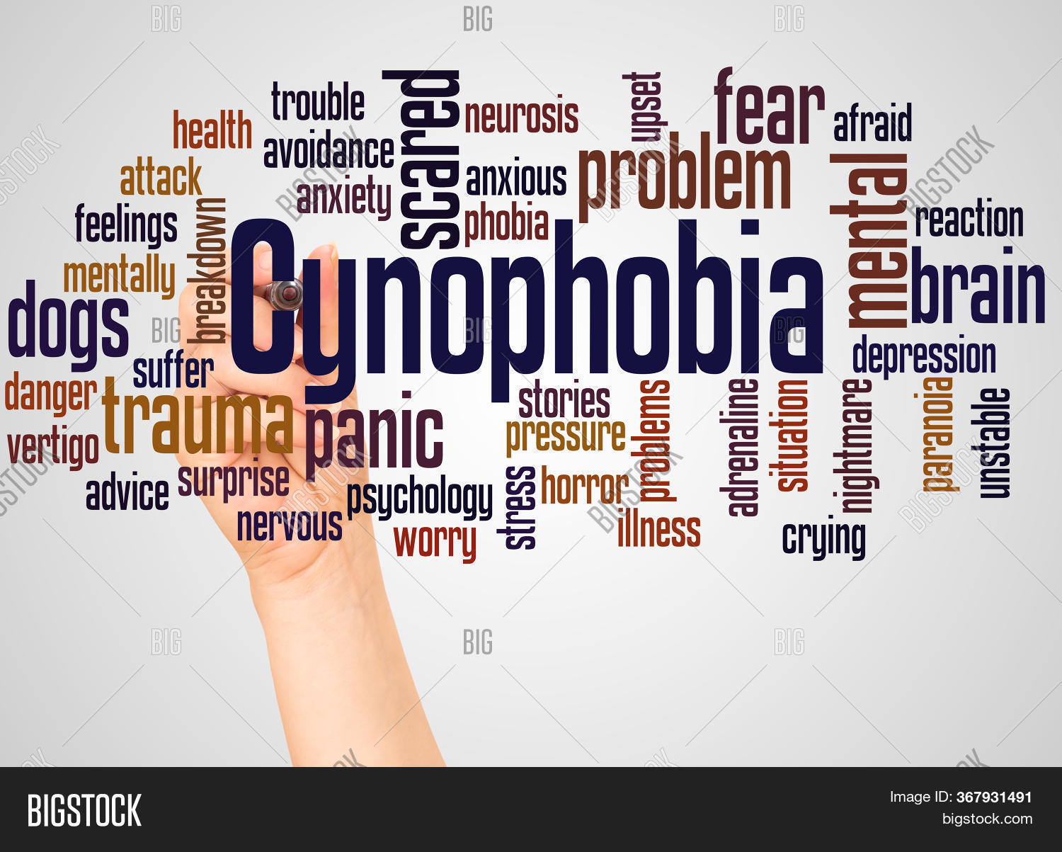 Cynophobia Fear Dogs Image & Photo (Free Trial) | Bigstock