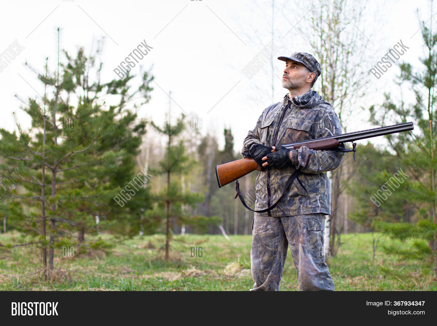 Hunter Shotgun His Image & Photo (Free Trial) | Bigstock