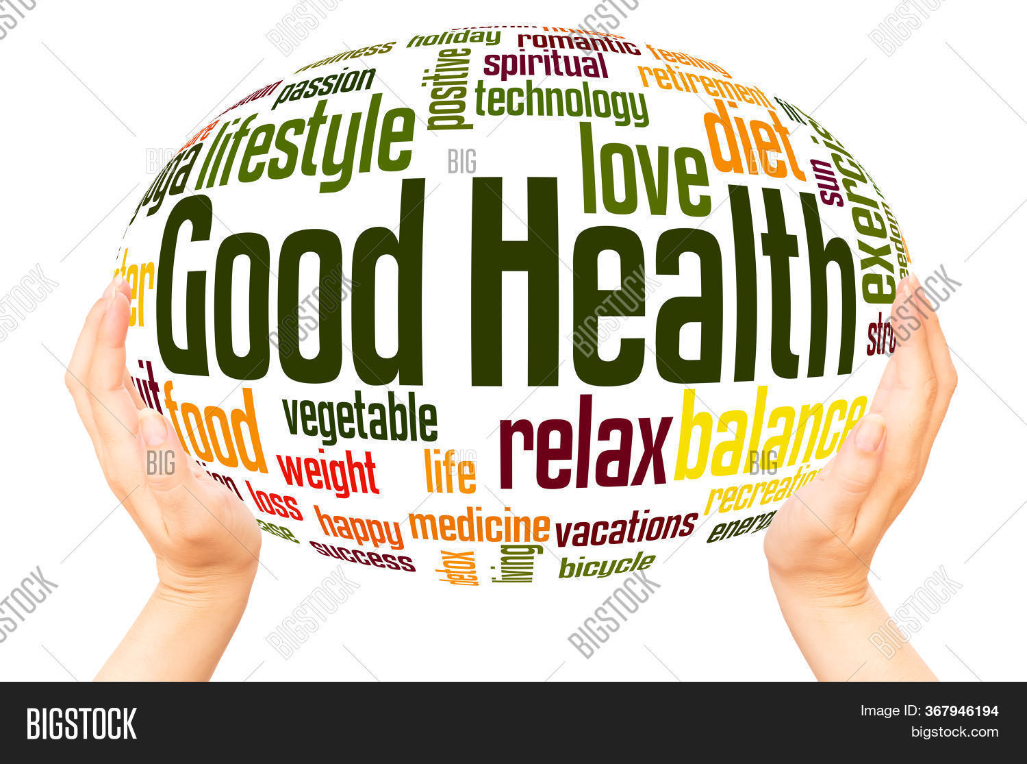 Good Health Word Hand Image & Photo (Free Trial) | Bigstock