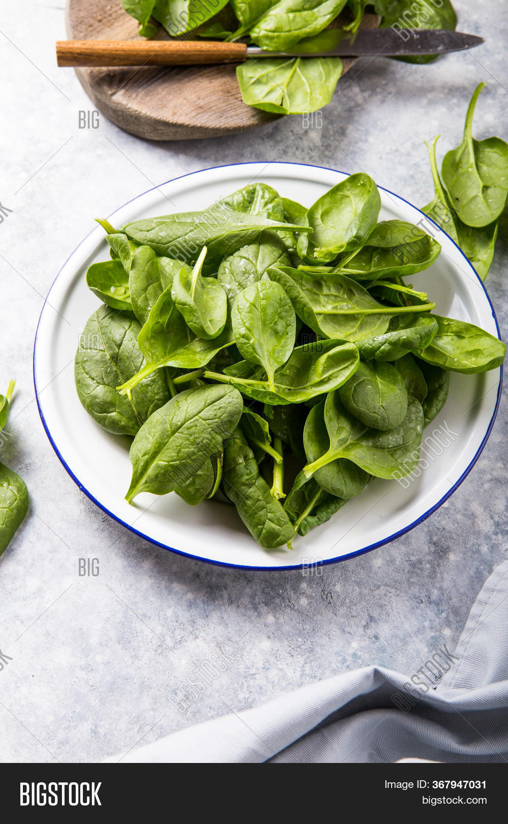 Spinach Green Fresh Image & Photo (Free Trial) | Bigstock