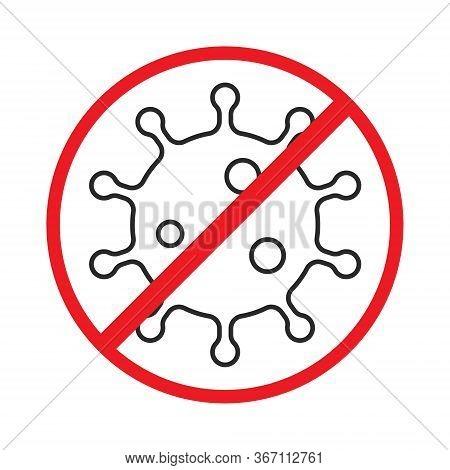 Stop No Virus Vector Vector & Photo (Free Trial) | Bigstock