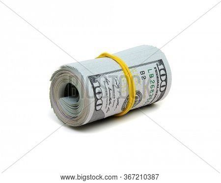 Roll Money Isolated On Image & Photo (Free Trial) | Bigstock