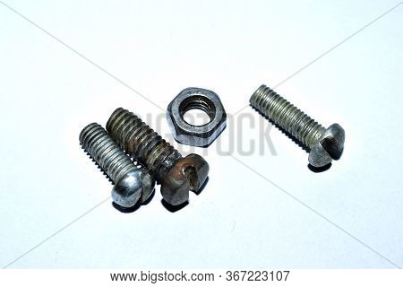 Small Bolts Nuts On Image & Photo (Free Trial) | Bigstock
