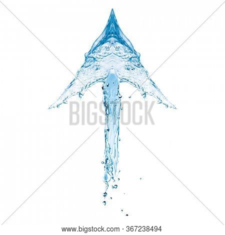 Water Arrow Showing Image & Photo (Free Trial) | Bigstock