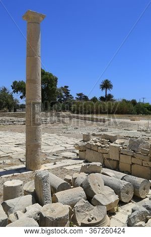 Stone Pillar On Ruins Image & Photo (Free Trial) | Bigstock
