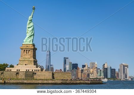 Statue Liberty Blue Image & Photo (Free Trial) | Bigstock