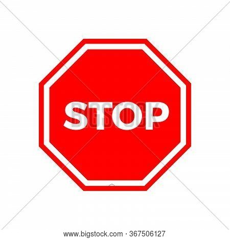 Stop Warning Sign. Vector & Photo (Free Trial) | Bigstock