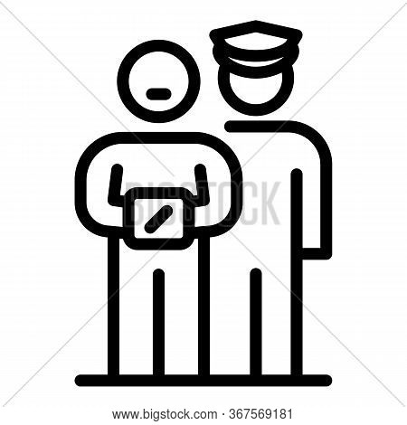 Prison Man Guard Icon Vector & Photo (Free Trial) | Bigstock