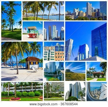Collage About Miami, Image & Photo (Free Trial) | Bigstock