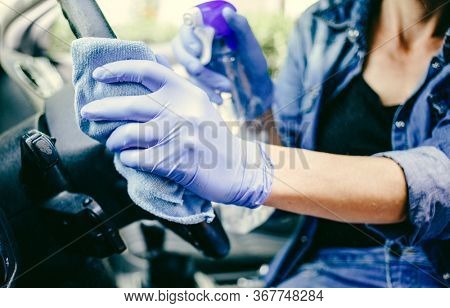 Sanitizing Car Image & Photo (Free Trial) | Bigstock