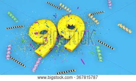 Number 99 Birthday, Image & Photo (Free Trial) | Bigstock