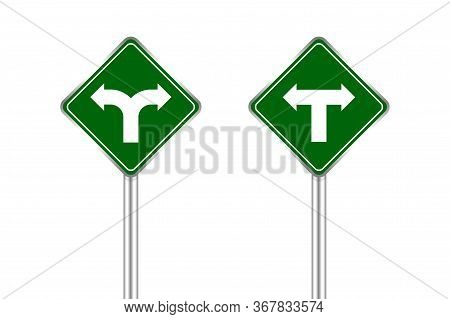 Road Sign Arrow Vector & Photo (Free Trial) | Bigstock