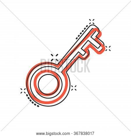 Key Icon Comic Style Vector & Photo (Free Trial) | Bigstock