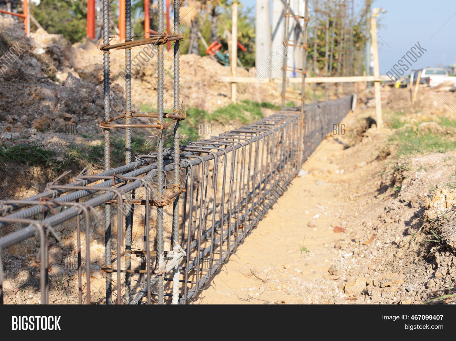 Metal Fence Post Frame Image & Photo (Free Trial) | Bigstock