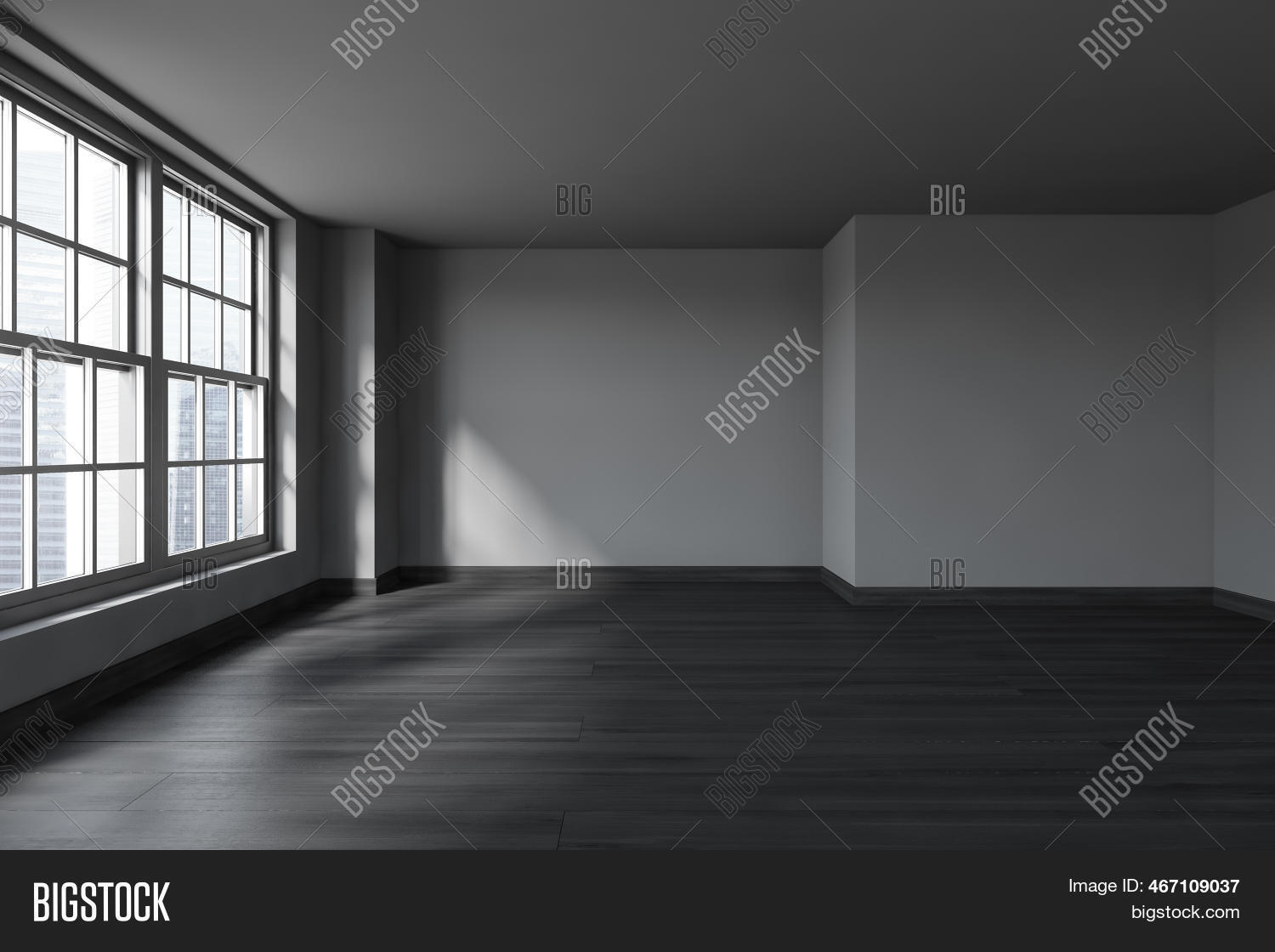 Dark Empty Room Image & Photo (Free Trial) | Bigstock