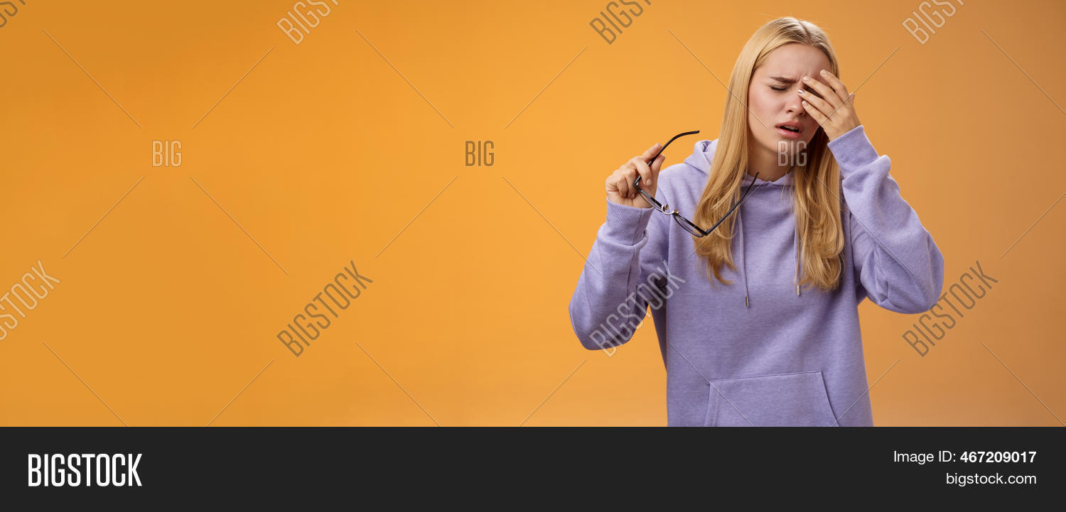 Tired Dizzy Cute Blond Image & Photo (Free Trial) | Bigstock