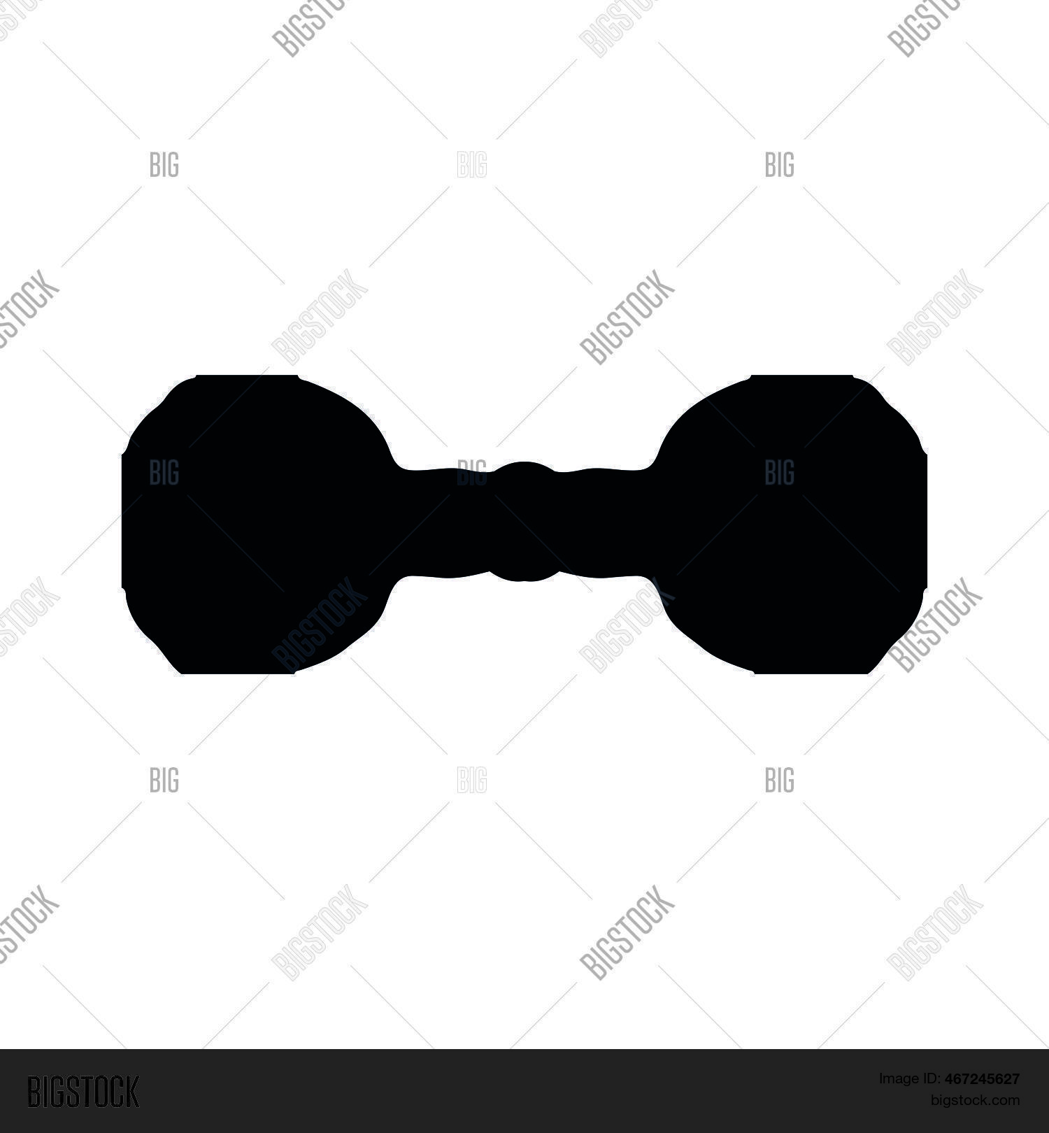 Dumbbell Icon. Simple Vector & Photo (Free Trial) | Bigstock