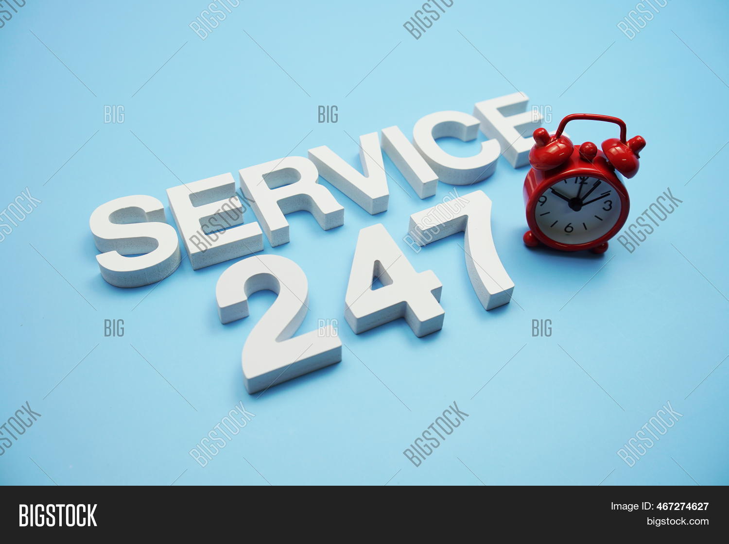 24/7 Service Alphabet Image & Photo (Free Trial) | Bigstock