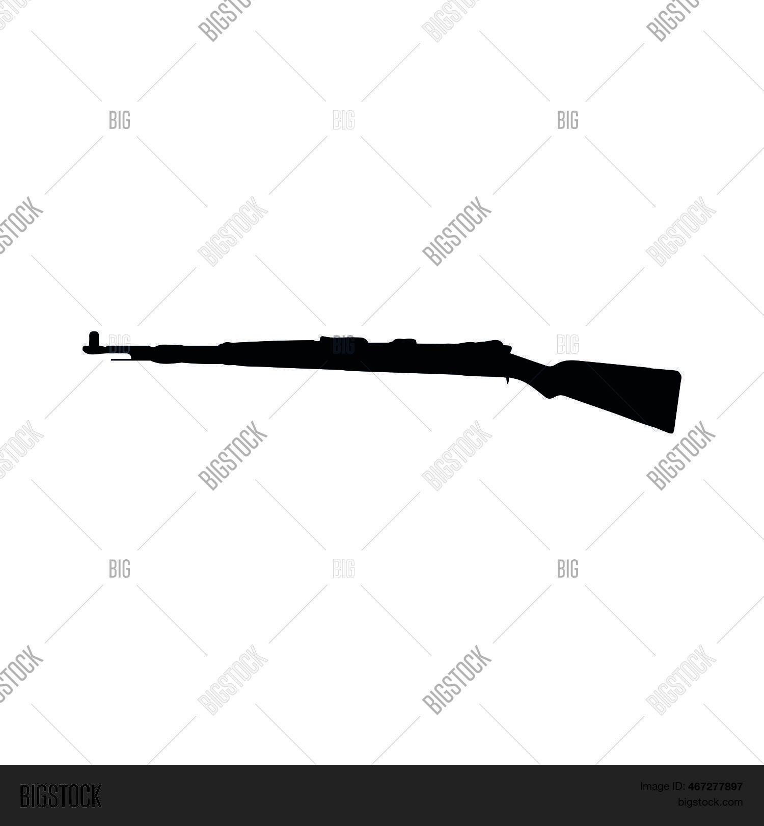 Assault Riffle Icon. Vector & Photo (Free Trial) | Bigstock