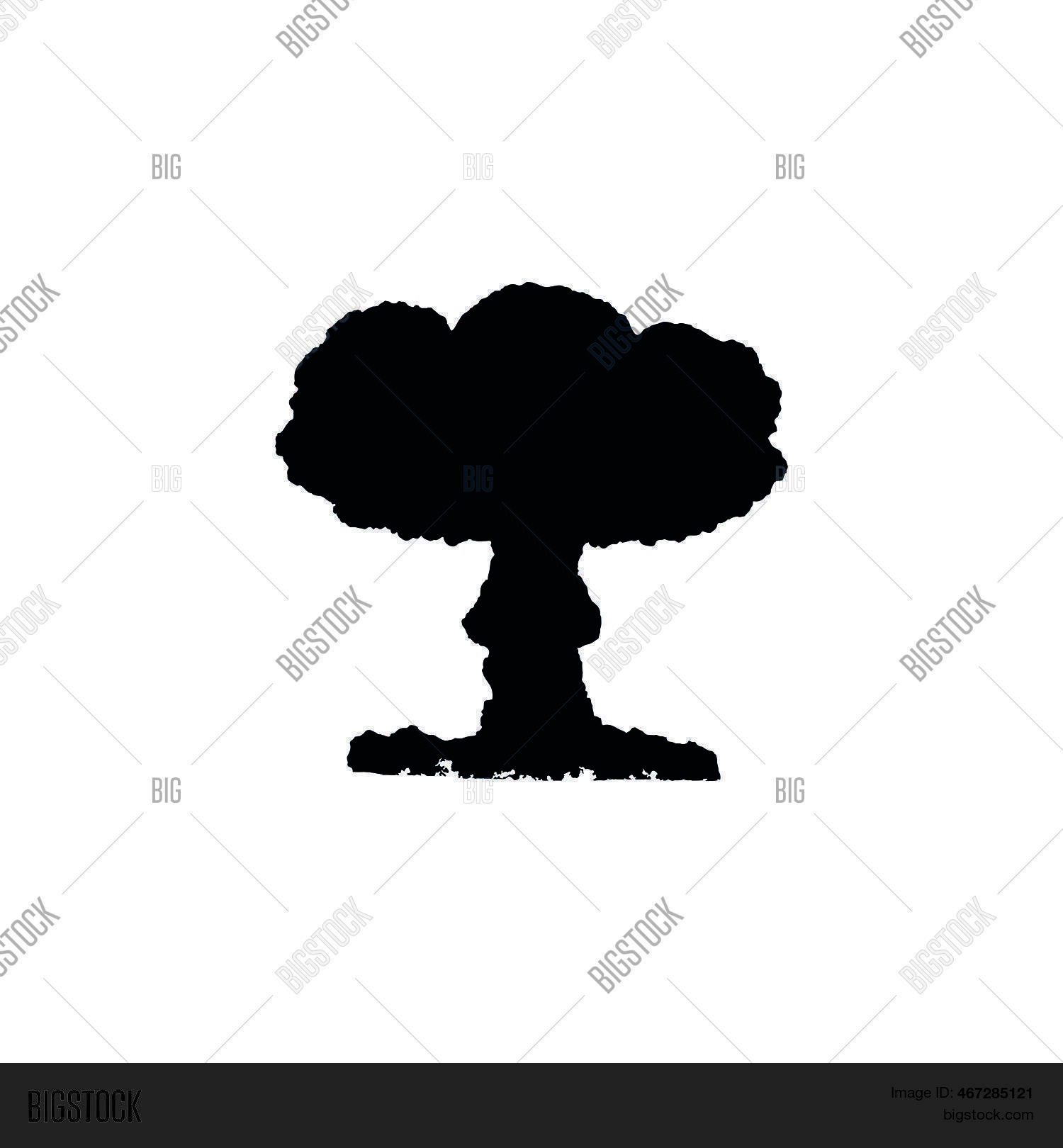 Vector y foto Atom Bomb Icon. (prueba gratis) | Bigstock