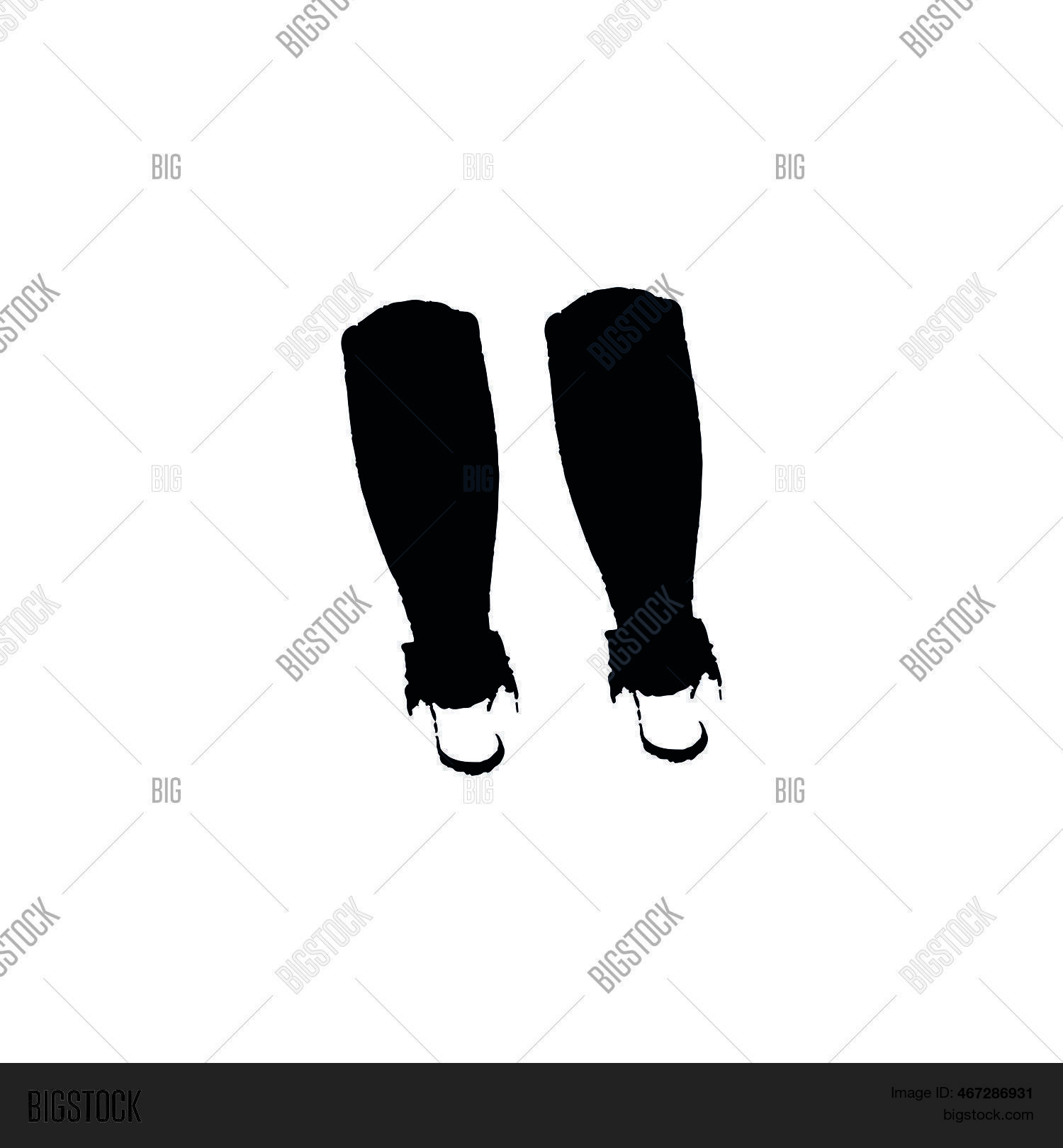 Flippers Icon. Simple Vector & Photo (Free Trial) | Bigstock