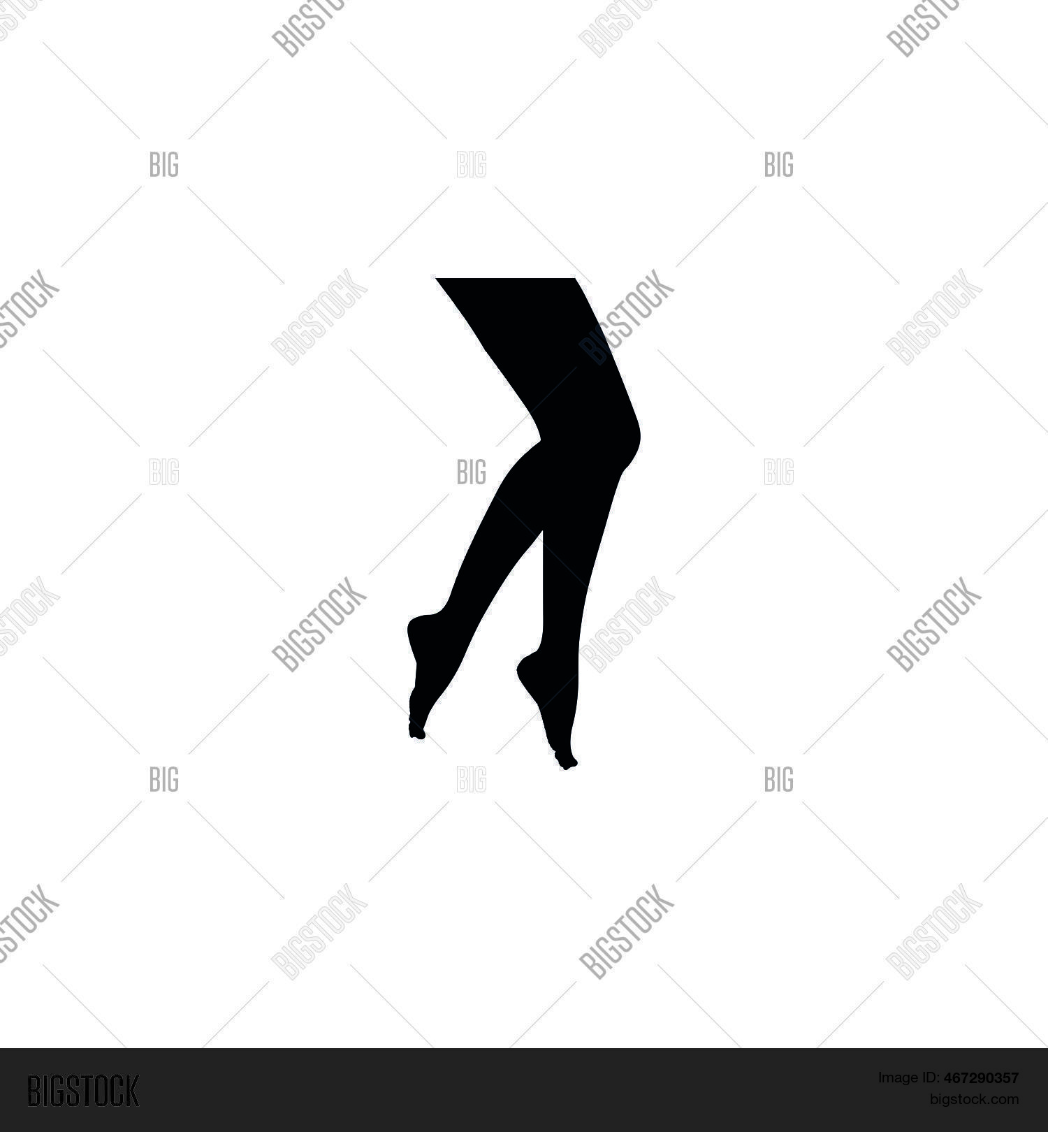 Woman Legs Icon. Vector & Photo (Free Trial) | Bigstock