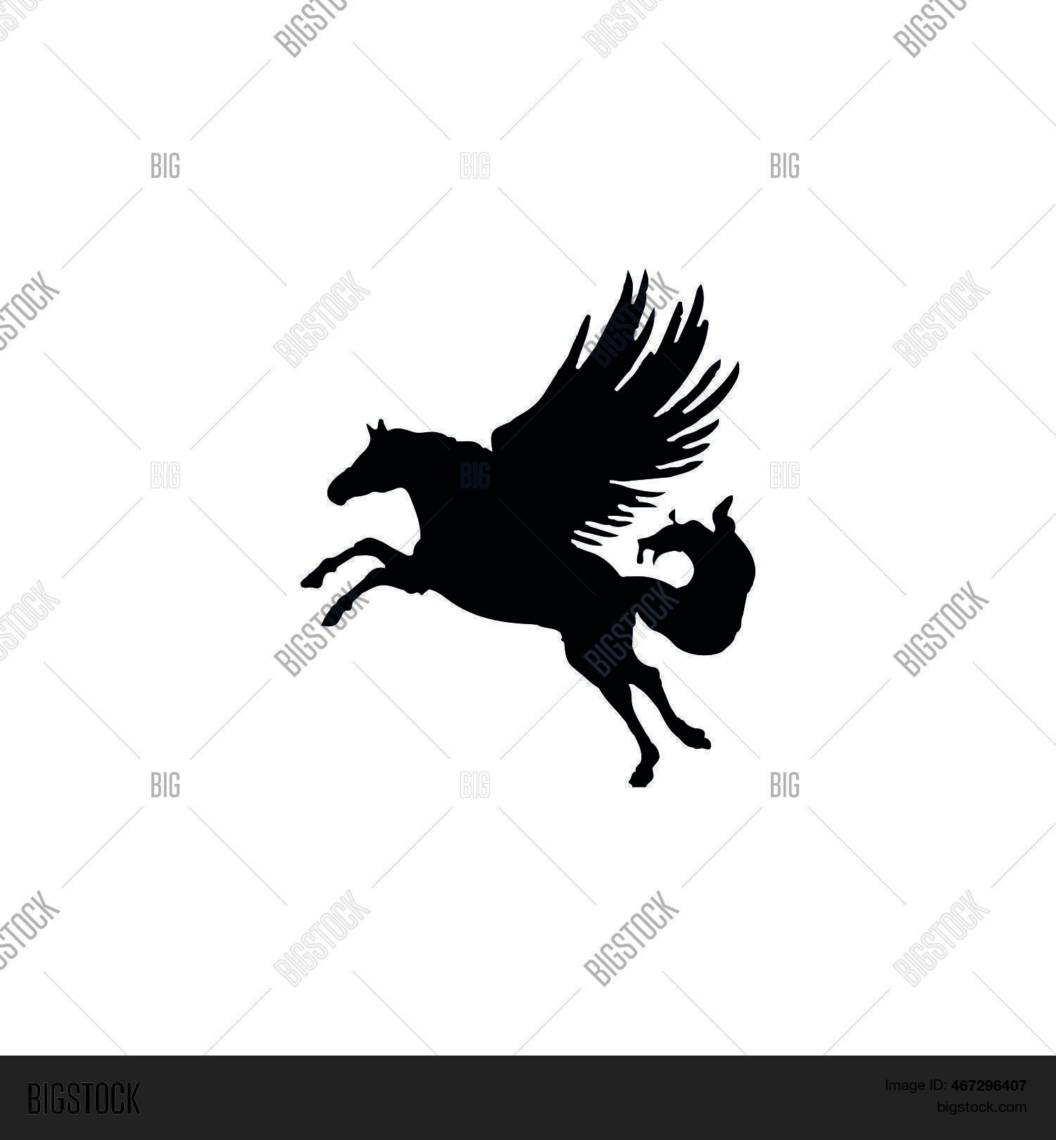 Pegasus Icon. Simple Vector & Photo (Free Trial) | Bigstock