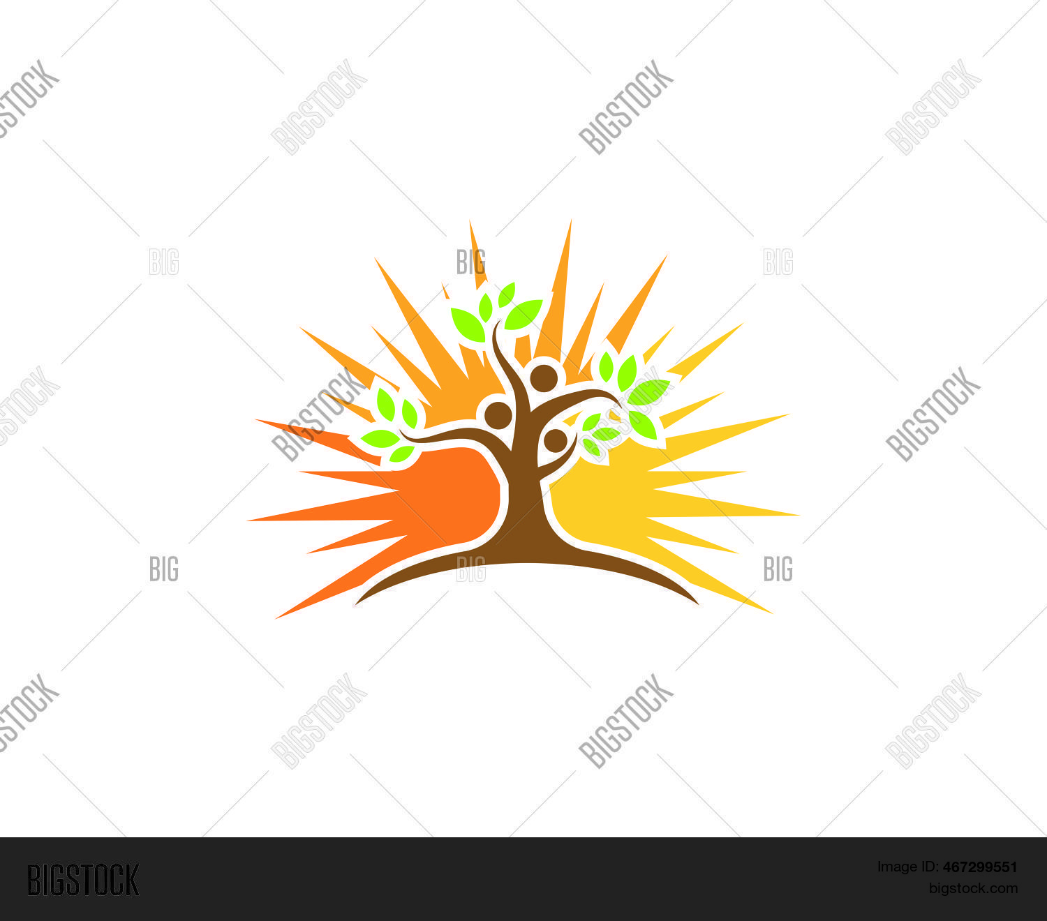 Family Tree Logo Vector & Photo (Free Trial) | Bigstock