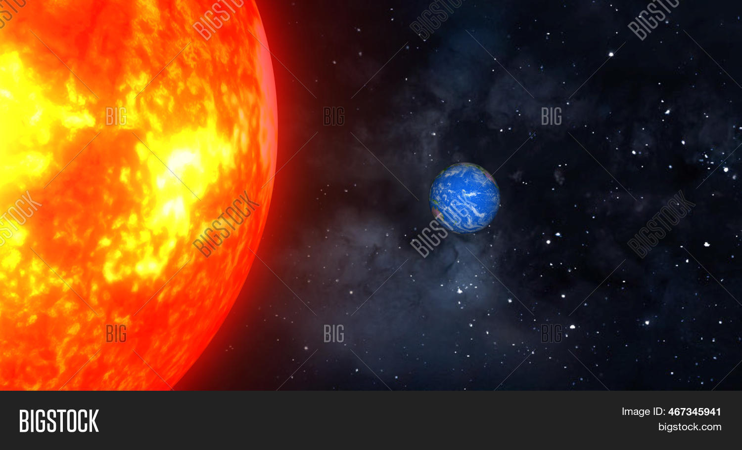 Front View Sun Planet Image & Photo (Free Trial) | Bigstock