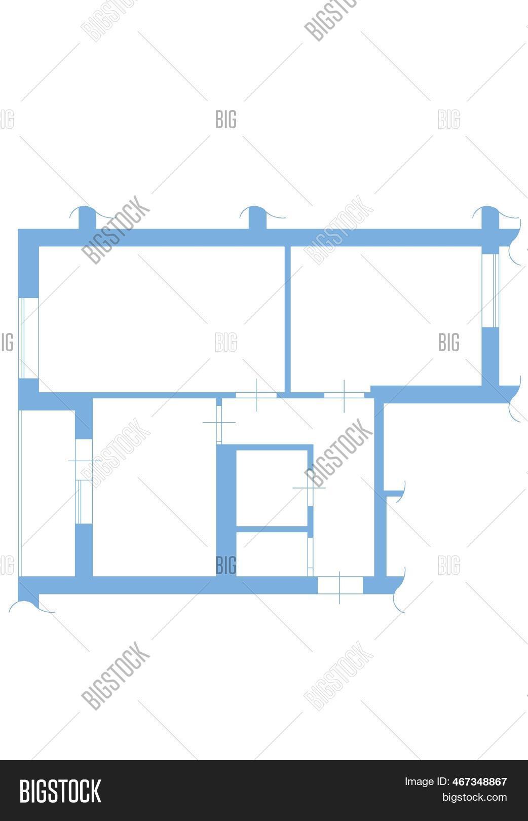Floor Plan Sketch Image & Photo (Free Trial) | Bigstock