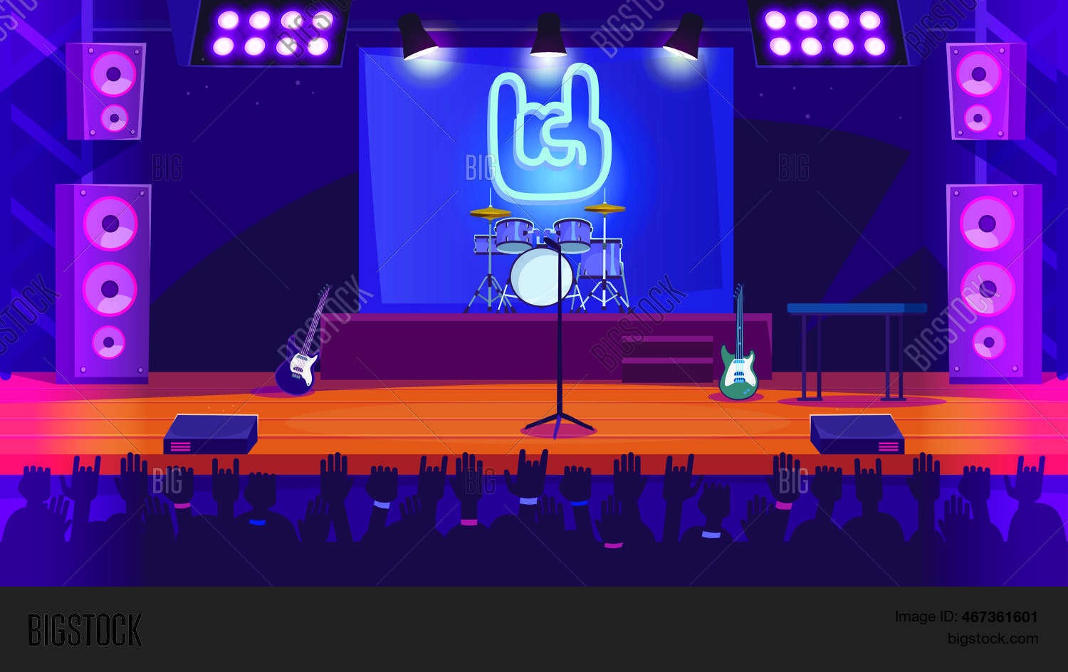 Empty Concert Stage Vector & Photo (Free Trial) | Bigstock