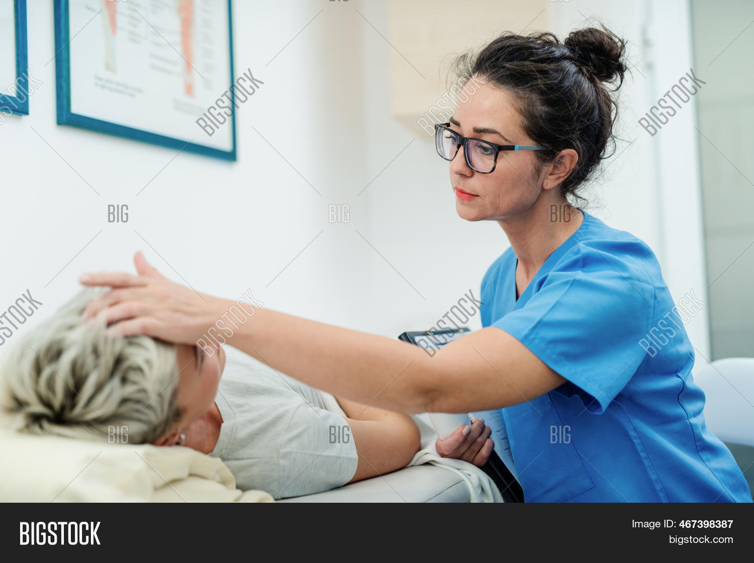 Sick Woman Lying Down Image & Photo (Free Trial) | Bigstock