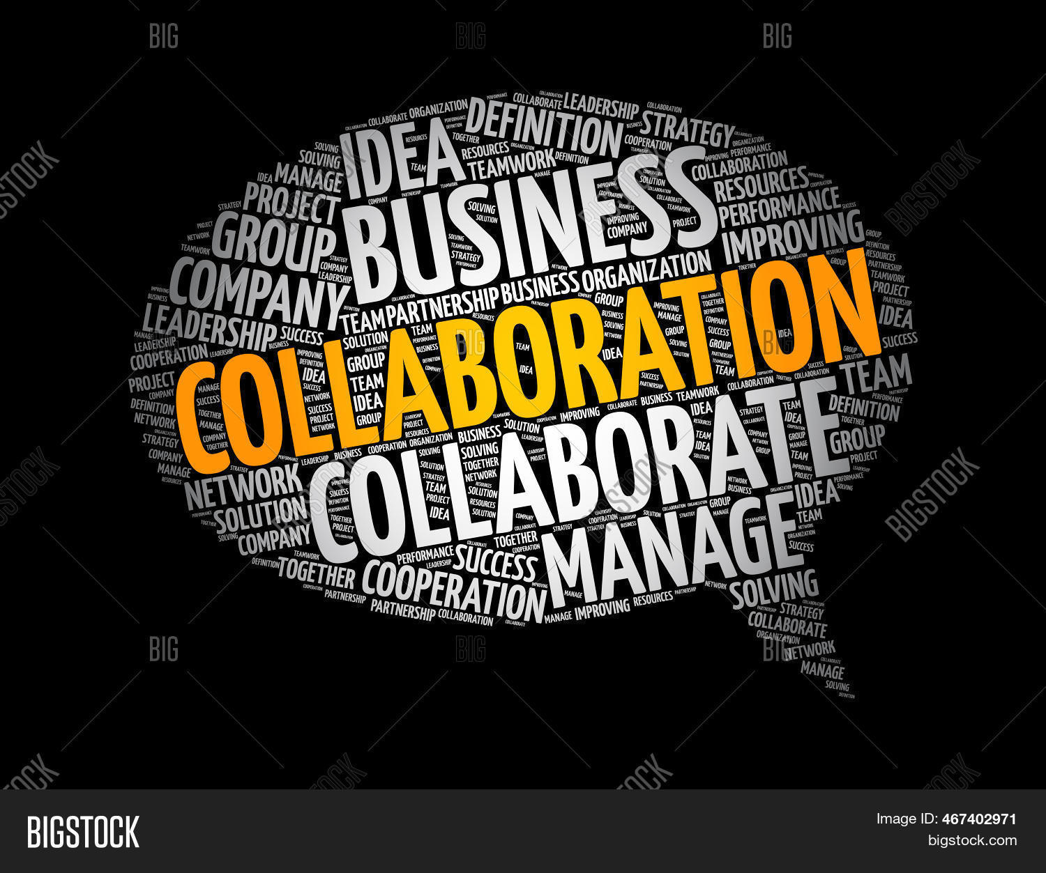 Collaboration Word Image & Photo (Free Trial) | Bigstock