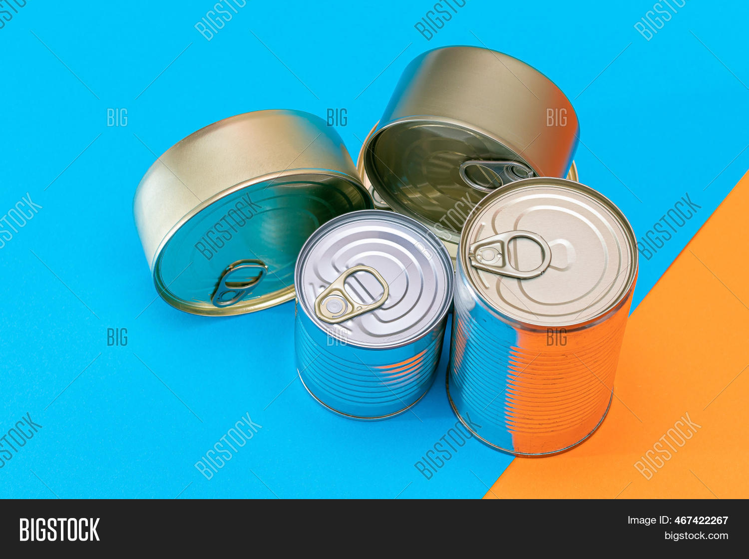 Group Stacked Tin Cans Image & Photo (Free Trial) | Bigstock