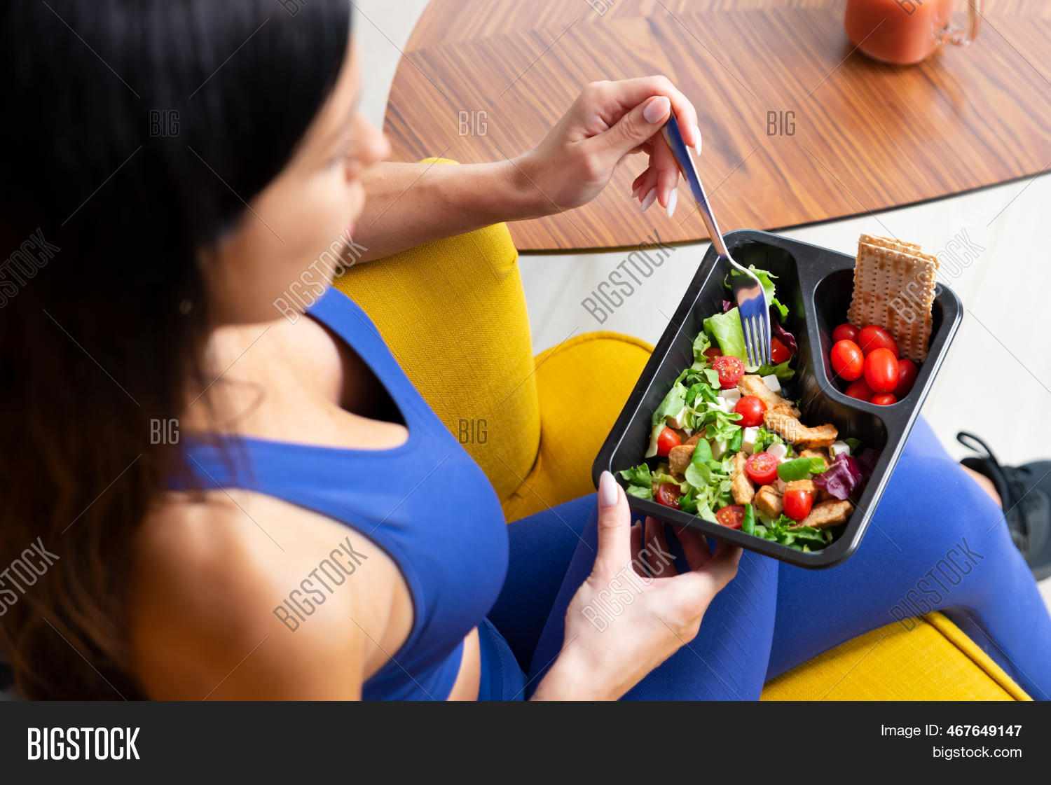 Fit Woman Eating Image & Photo (Free Trial) | Bigstock