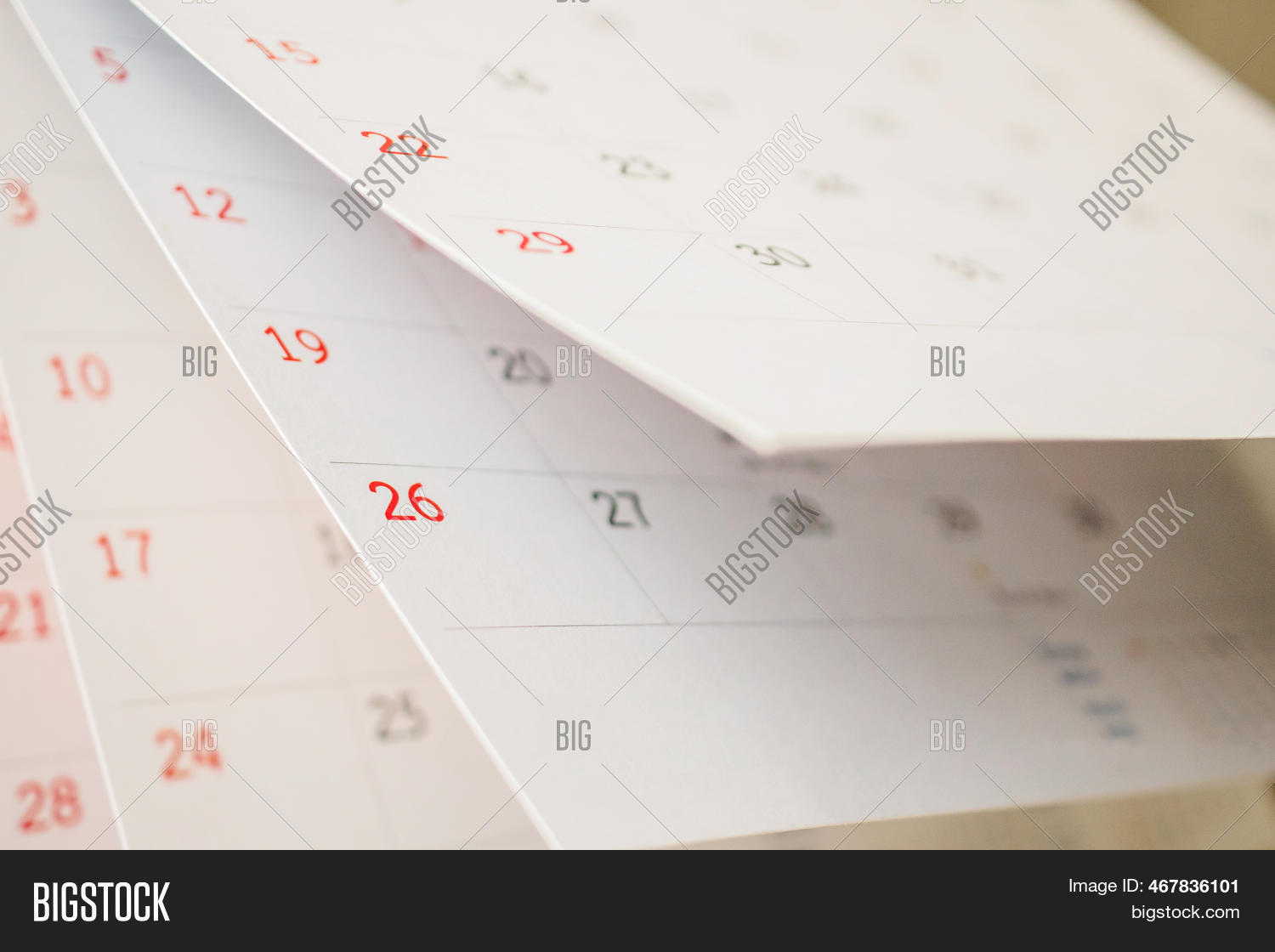 Calendar Page Flipping Image & Photo (Free Trial) | Bigstock