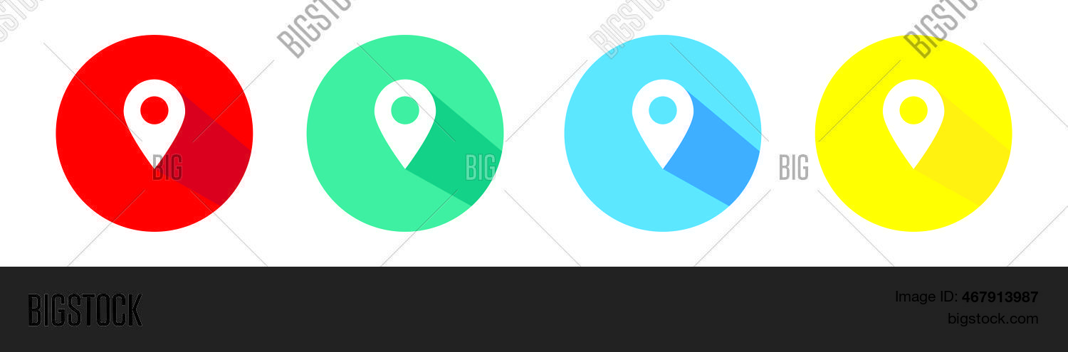 Location Pointer Icon Vector & Photo (Free Trial) | Bigstock