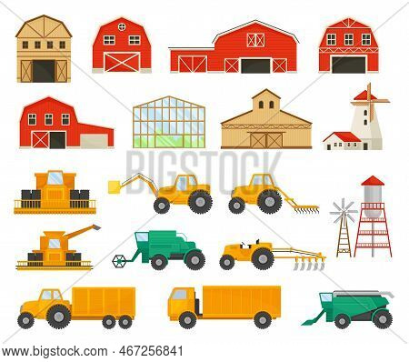 Farm Building Vector & Photo (Free Trial) | Bigstock
