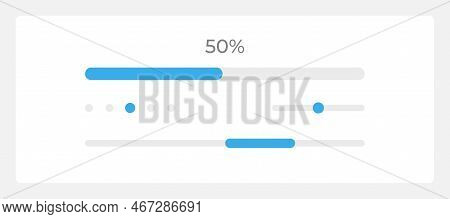 Progress Bar Slider Vector & Photo (Free Trial) | Bigstock