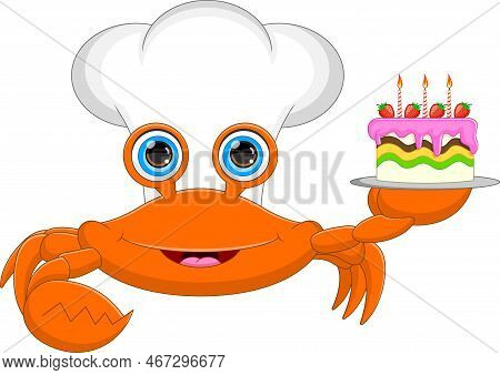 Cartoon Crab Chef Vector & Photo (Free Trial) | Bigstock