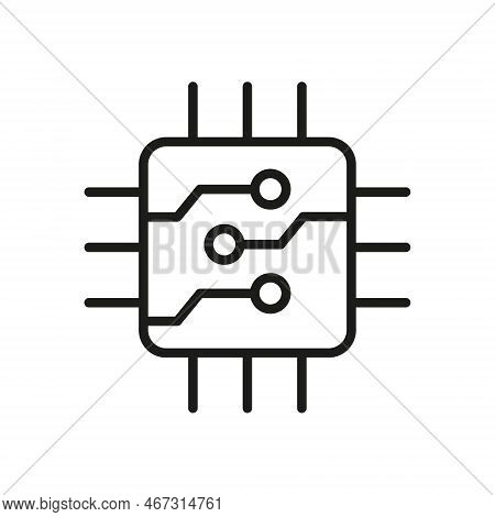 Computer Microchip Vector & Photo (Free Trial) | Bigstock