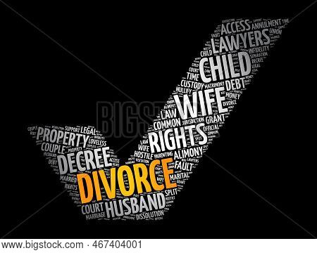 Divorce Check Mark Image & Photo (Free Trial) | Bigstock