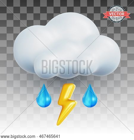 Storm Cloud Icon Vector & Photo (Free Trial) | Bigstock