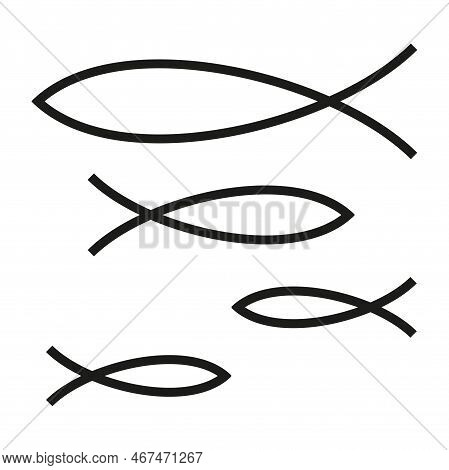 Christian Fish Logo Vector