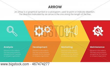 Arrow Infographic Vector & Photo (Free Trial) | Bigstock