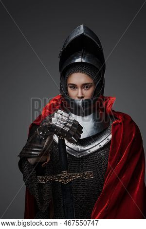 Female Knight Red Image & Photo (Free Trial) | Bigstock