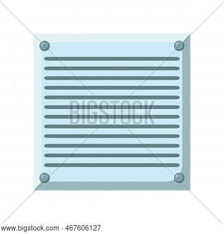 Vector y foto Square Air Vent (prueba gratis) | Bigstock