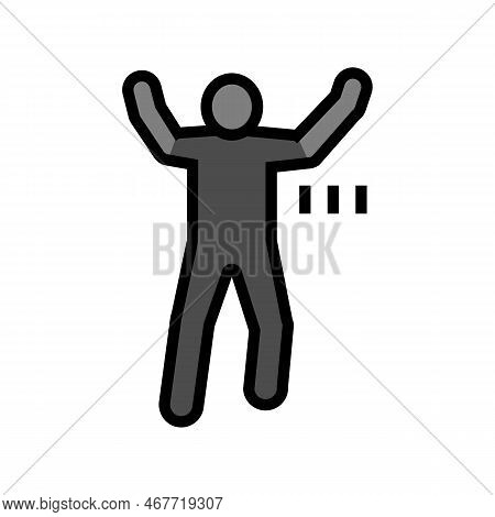 Warning Man Vector & Photo (Free Trial) | Bigstock